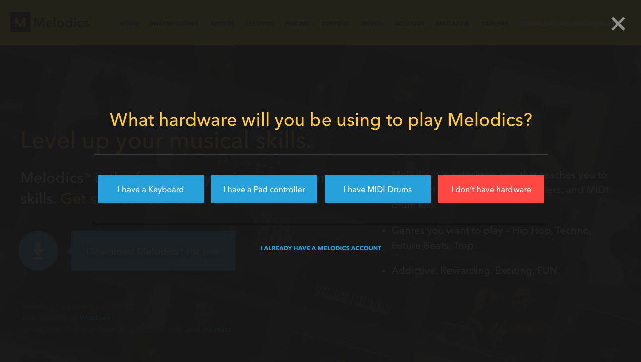 独学にも最適！ゲーム感覚で鍵盤の練習ができるPCソフト「Melodics」(MIDI鍵盤/電子ドラム/MIDIパッド) | Band Beginners!